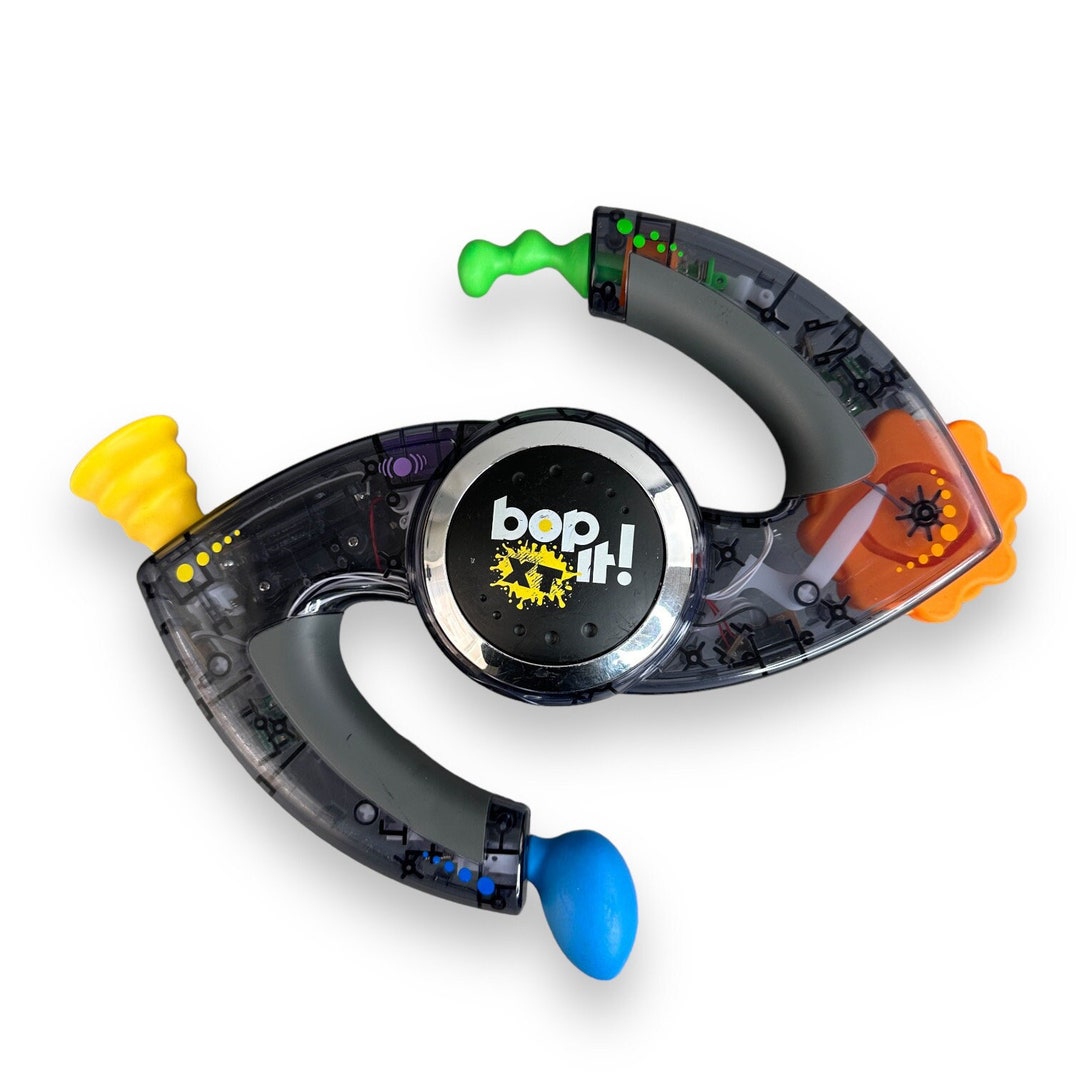 Vintage Bop It XT Black Push and Pull Game by Hasbro 1990s Toy 80s ...