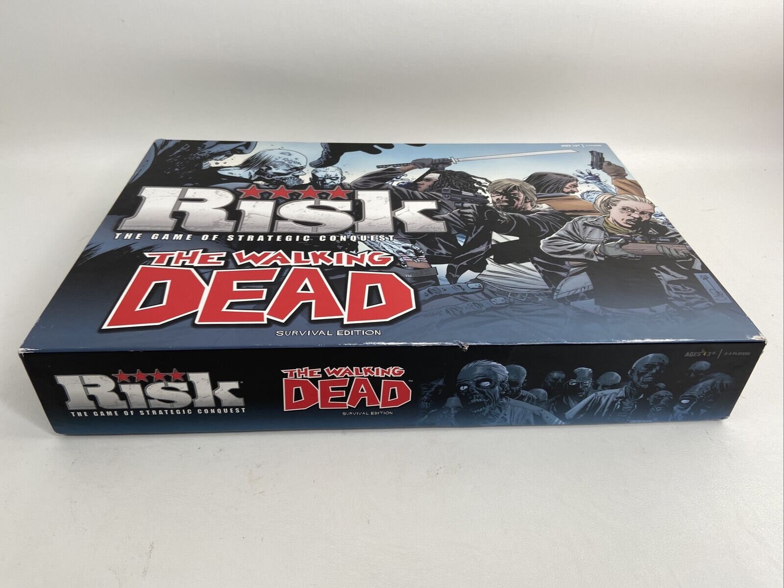 The Walking Dead RISK Survival Edition Board Game Hasbro 2013 COMPLETE ...