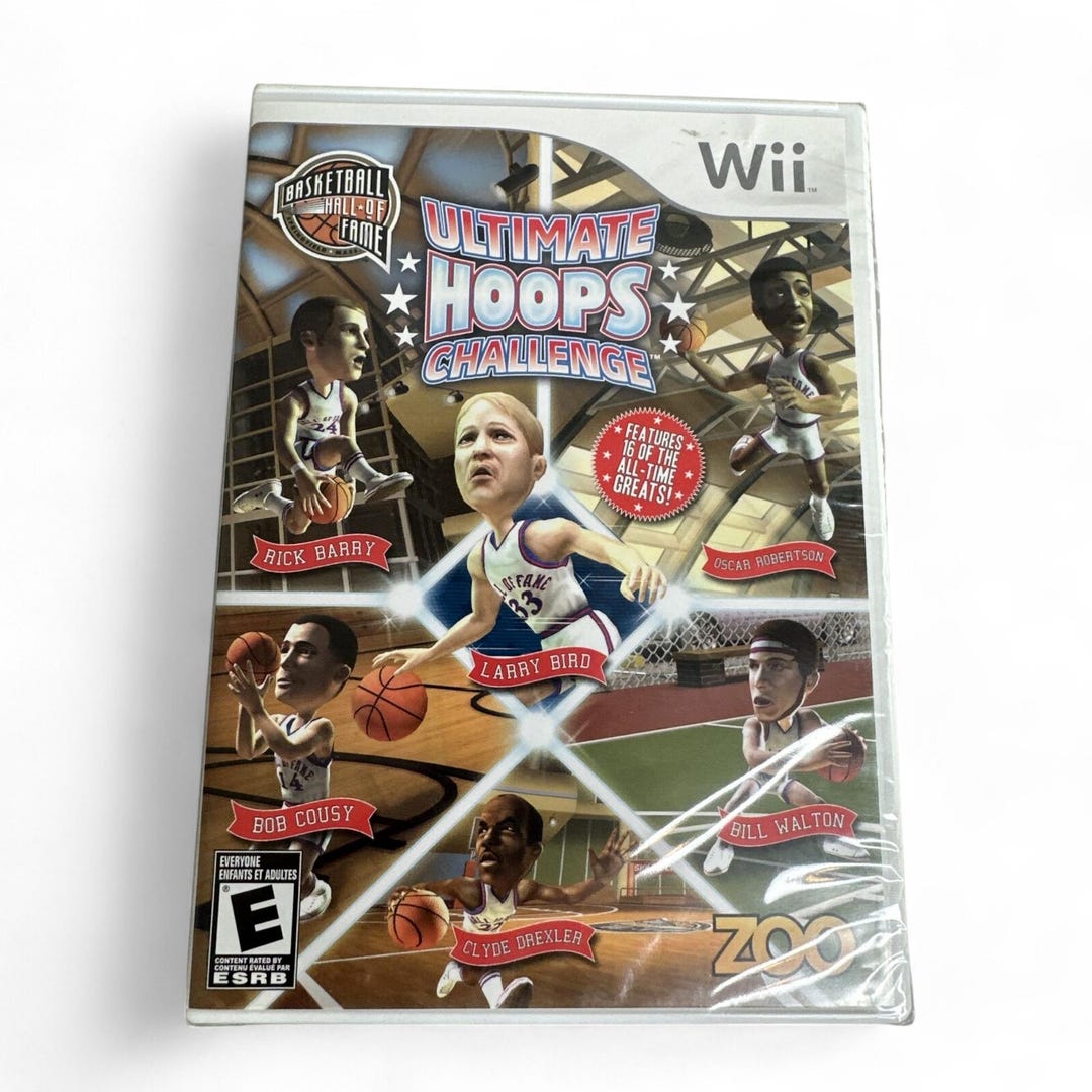 Hall of Fame: Ultimate Hoops Challenge Basketbal nintendo Wii, 2010 New ...