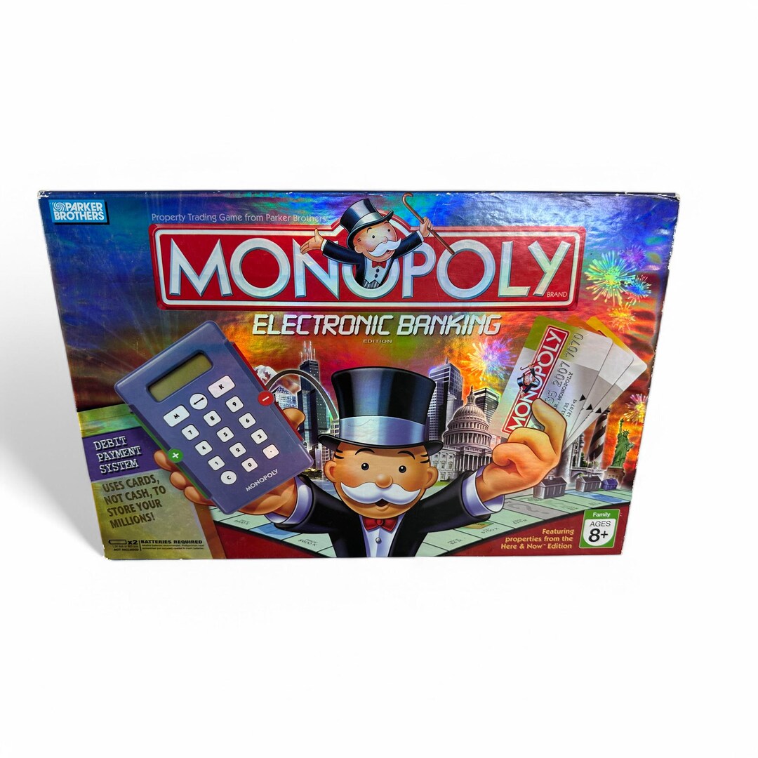 Monopoly Electronic Banking Board Game 2007 - Etsy
