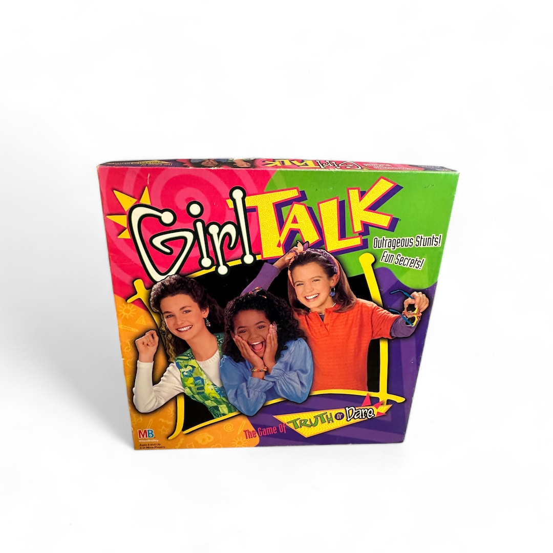 Vintage 1995 Girl Talk Board Game of Truth or Dare for Girls Milton ...