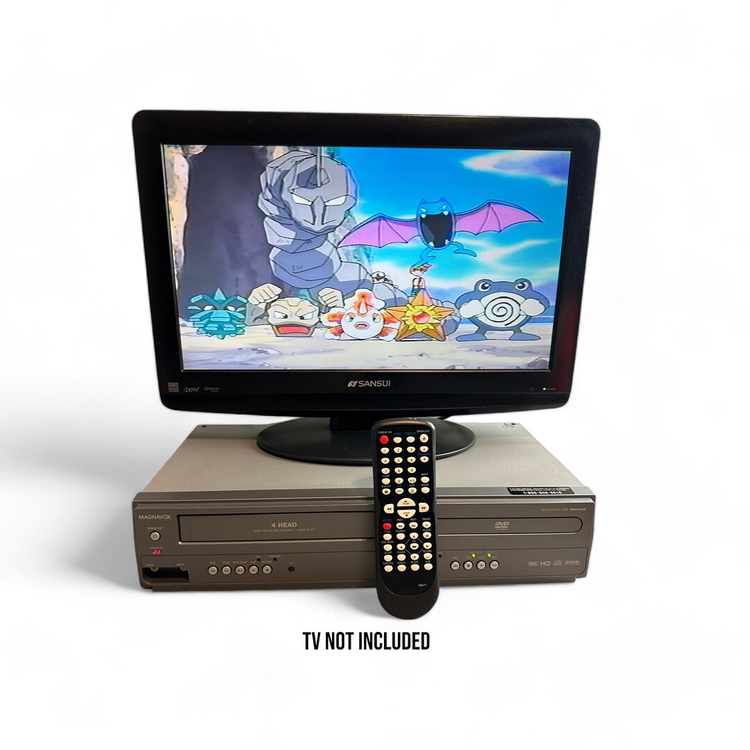 Magnavox DVD VHS Combo Vcr With Remote Control Cables Actually Tested ...