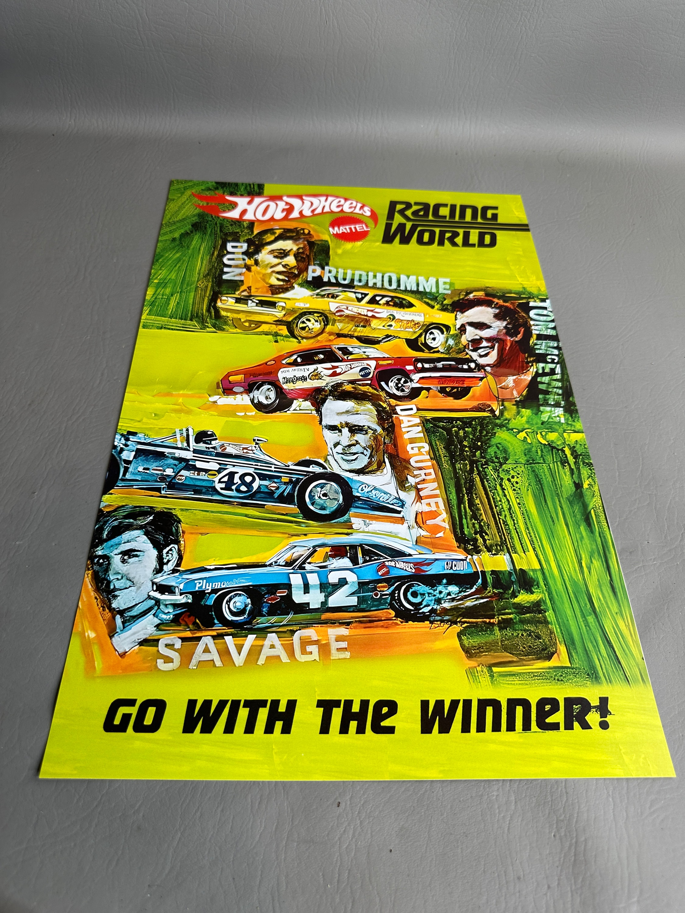 Vintage Snake & Mongoose Hot Wheels Redline Poster 11x 17 Vintage Drag ...