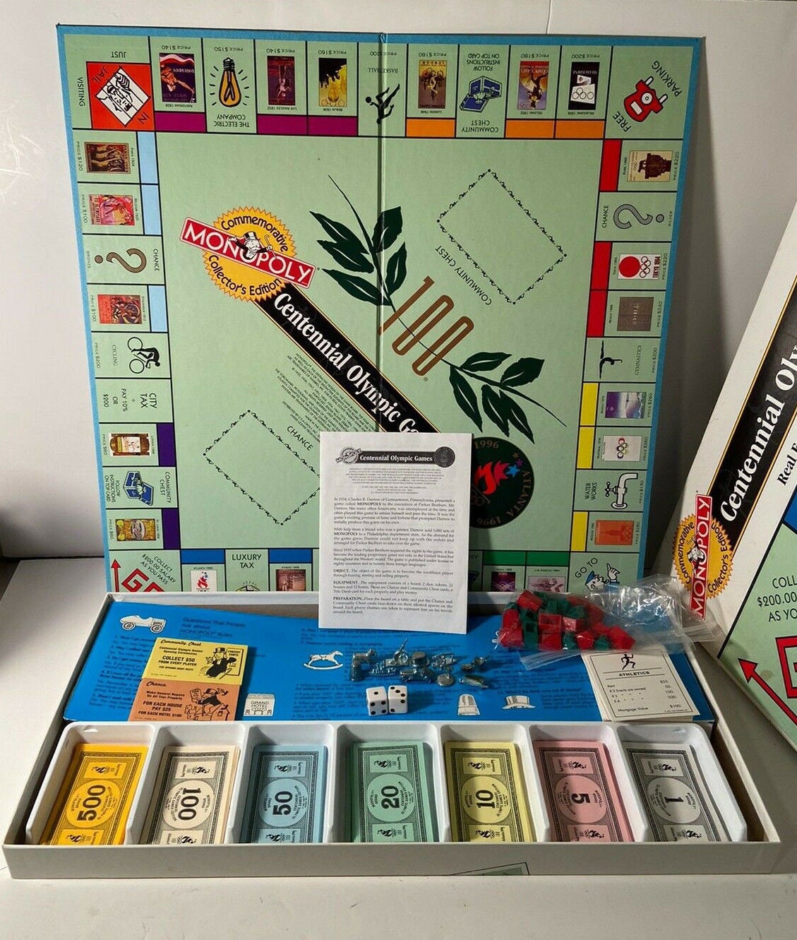Vintage Monopoly Centennial Olympic Games 1996 Atlanta - Etsy