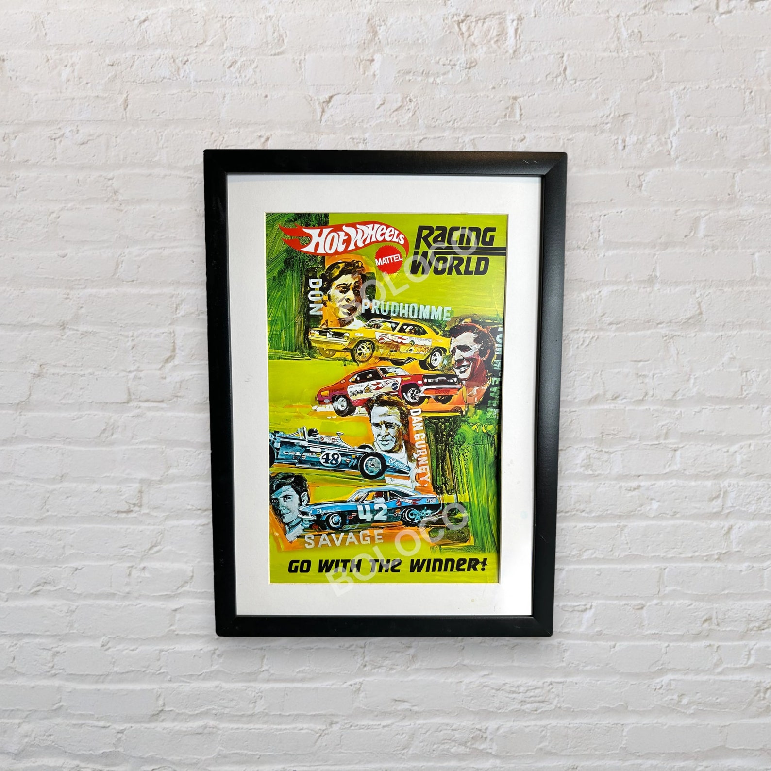 Vintage Snake & Mongoose Hot Wheels Redline Poster 11x 17 Vintage Drag ...