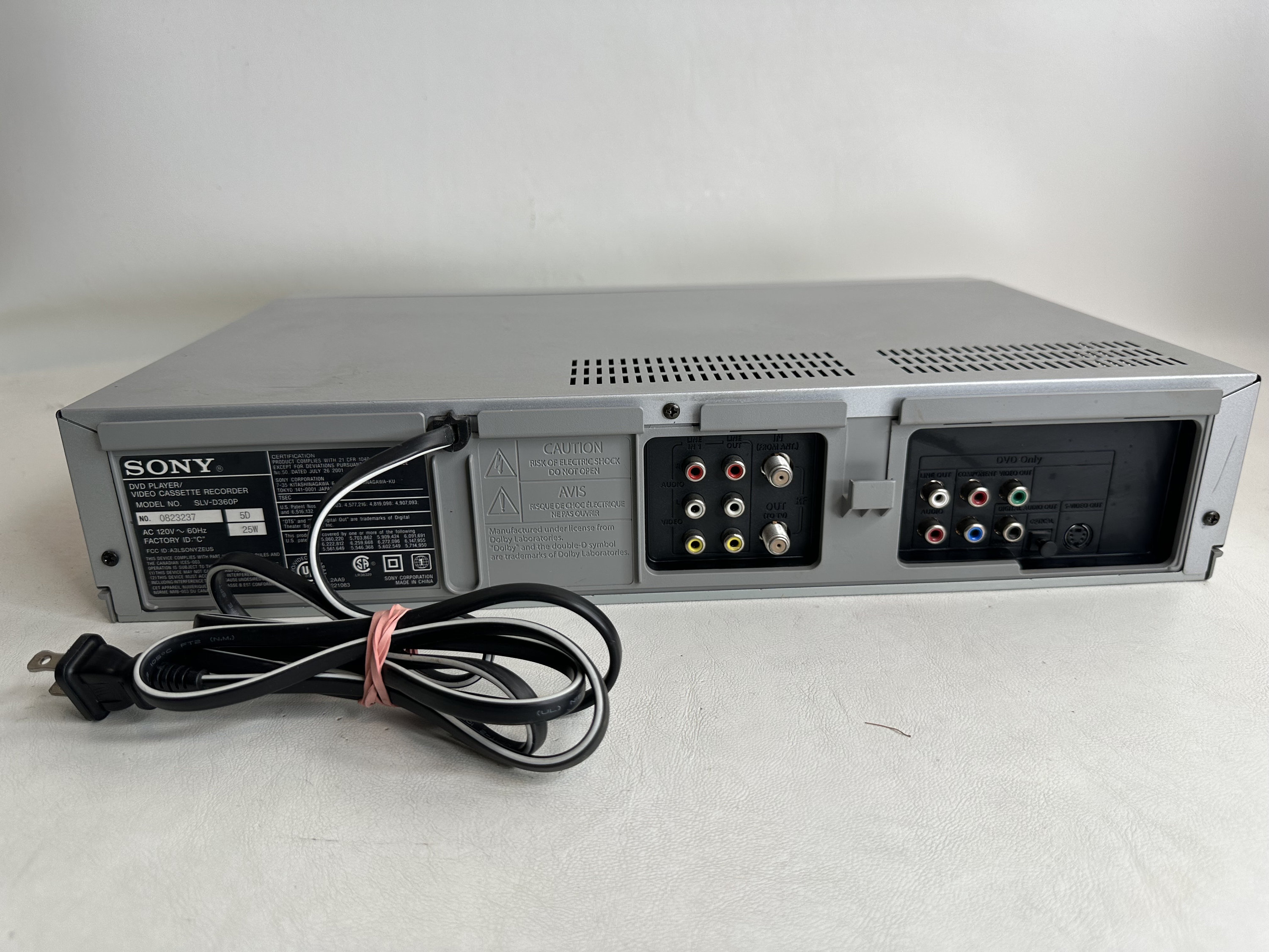 Sony DVD VCR Combo Player Vhs Remote & Cables SLV-D360P - Etsy