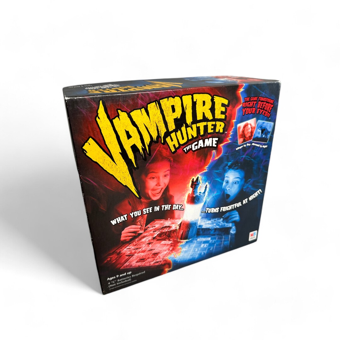 Vintage Vampire Hunter Board Game | New Old Stock | Milton Bradley Toy ...