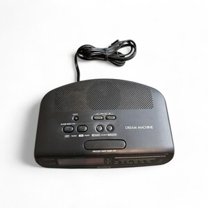 Vintage SONY Dream Machine Clock Radio Black Digital Am/fm Radio Alarm ...