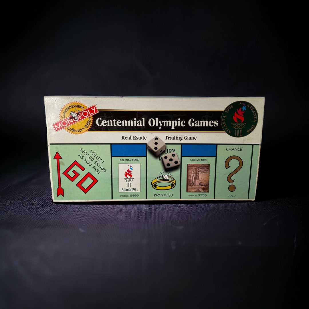 Vintage Monopoly Centennial Olympic Games 1996 Atlanta Board Game ...