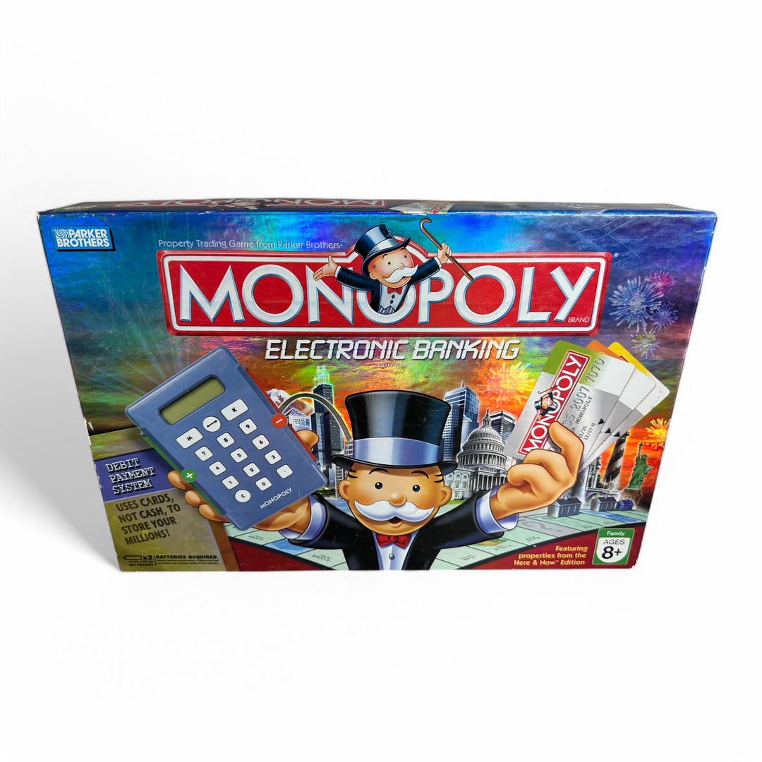 Monopoly Electronic Banking Board Game 2007 ( Complete) - Etsy
