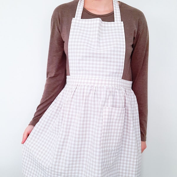 Gingham Apron - Etsy