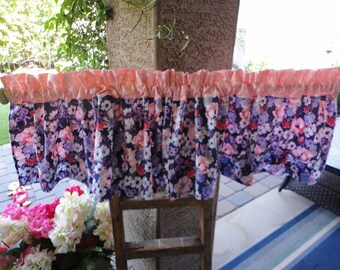 Rod pocket valances | Etsy