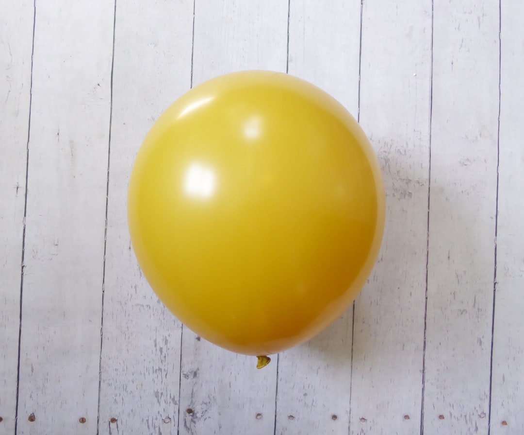 17 Tuftex Mustard Yellow Latex Balloons 3 or 5 Pack - Etsy