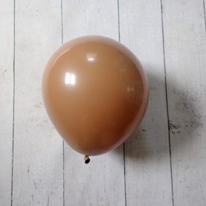 5 or 11 Qualatex Mocha Brown Latex Balloons 10 Pack - Etsy