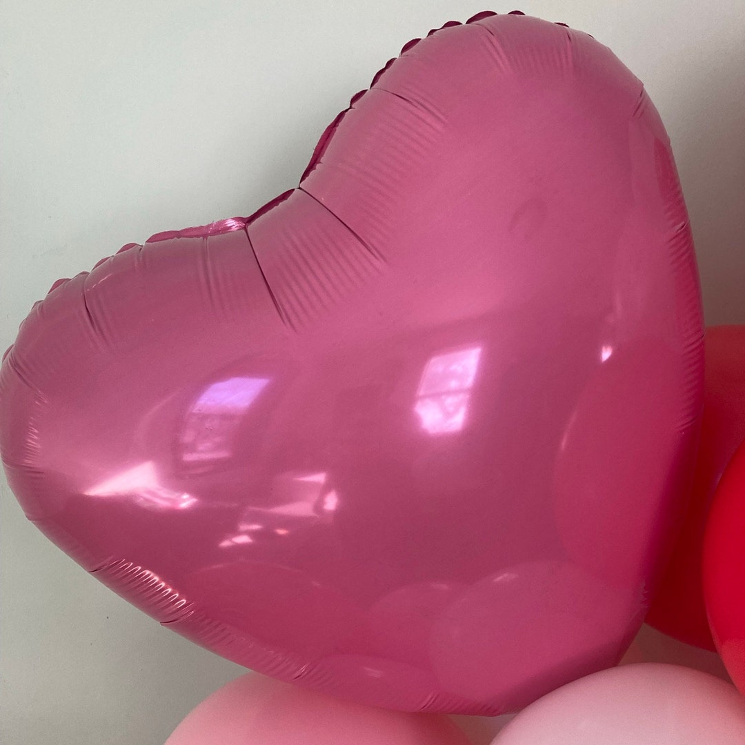 18 Anagram Pink Heart Foil/ Mylar Balloon - Etsy