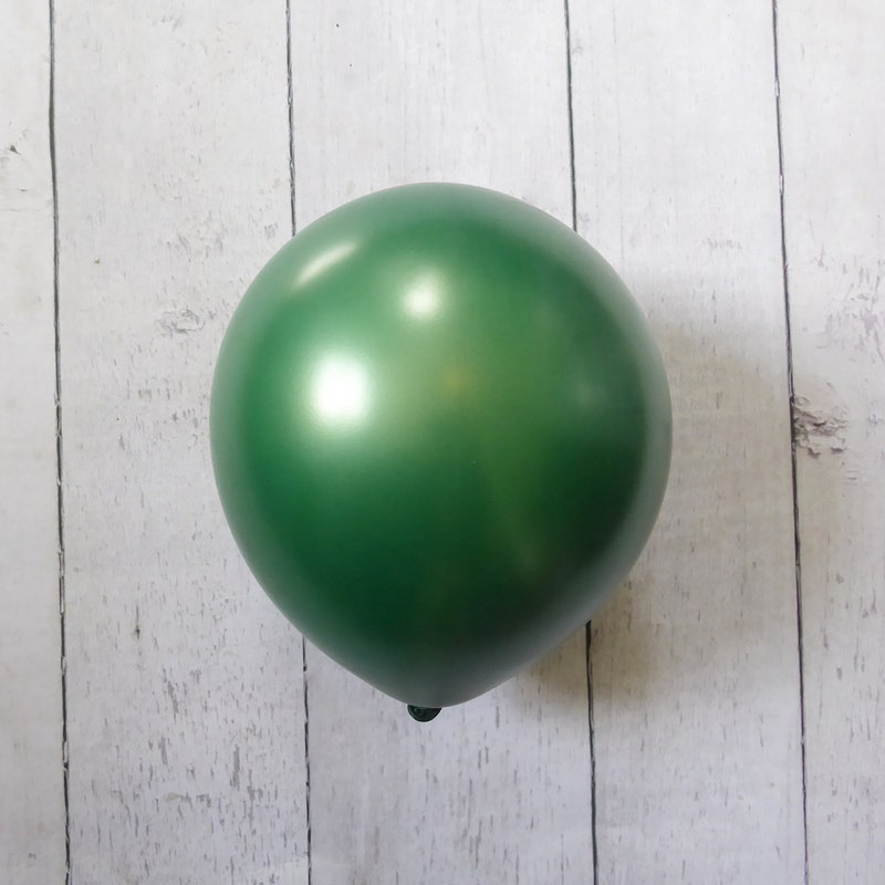 Green Metallic Balloons - Etsy