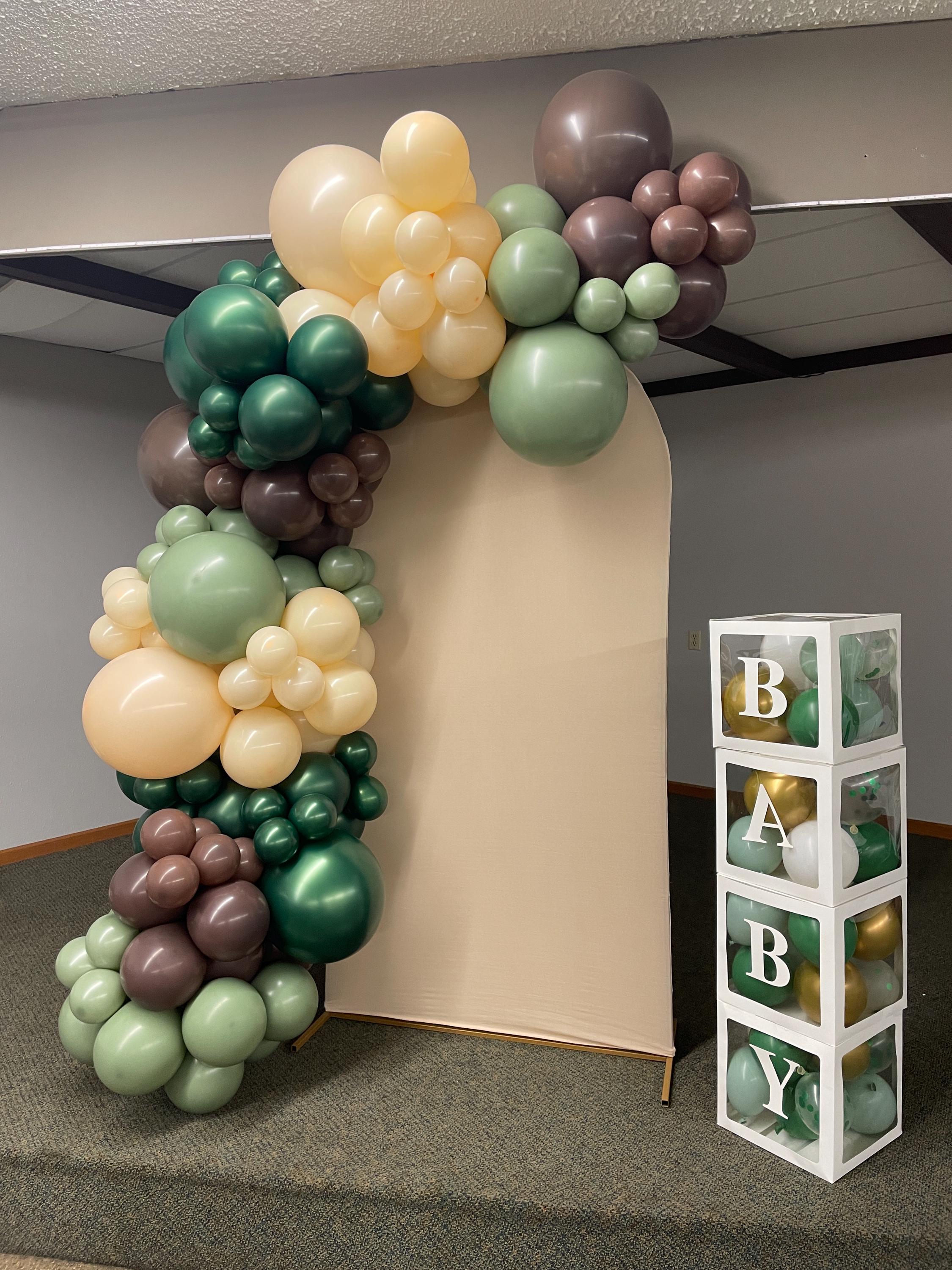 TUFTEX Metallic Forest Green Latex Balloons | 5", 11", & 17" Sizes ...