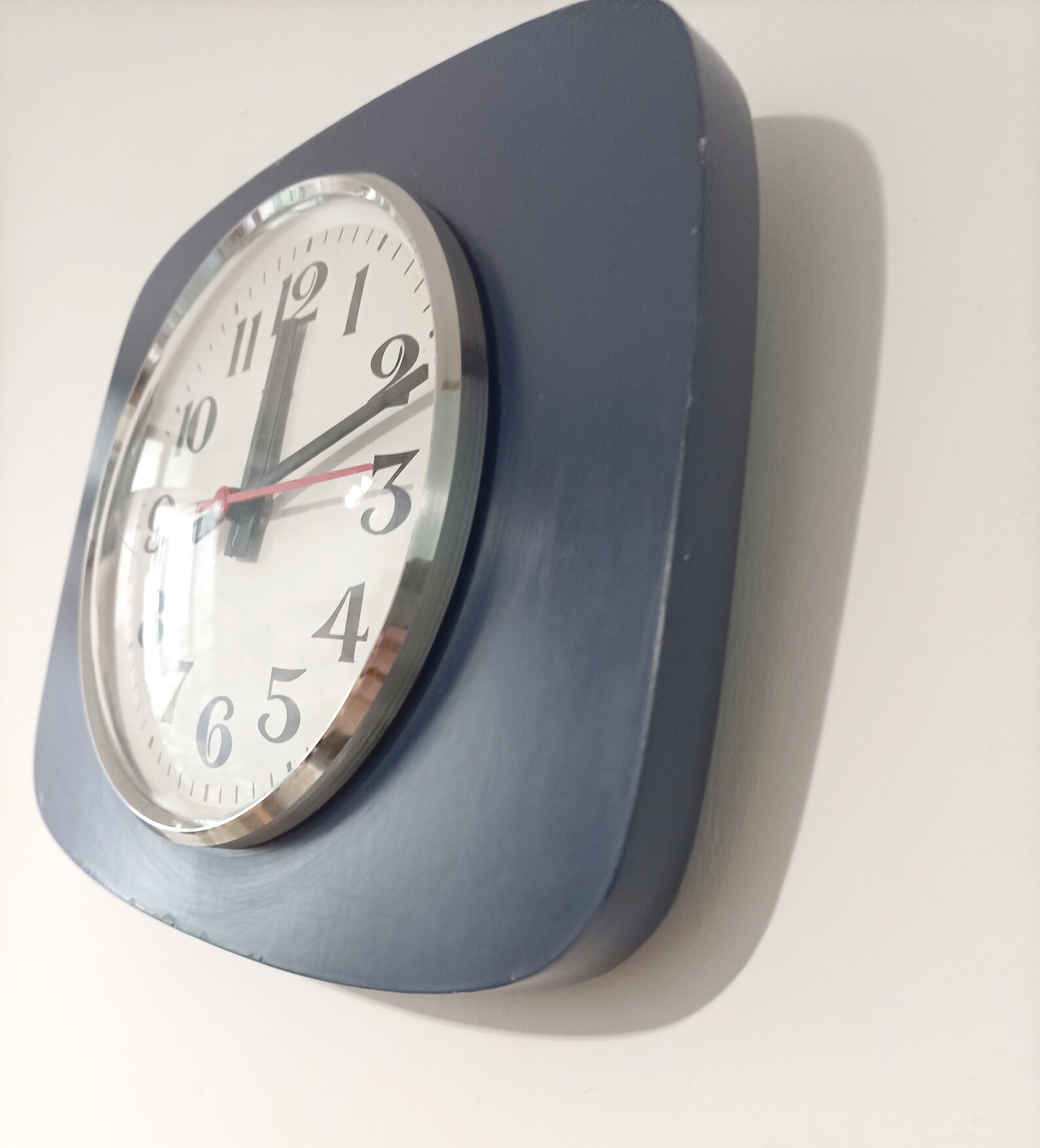 Retro Vintage Blue Wall Clock by DD From the 1980s | Etsy