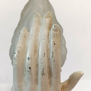 Vintage Hands Table Lamp With Flame Shade From the 1940s Religious ...