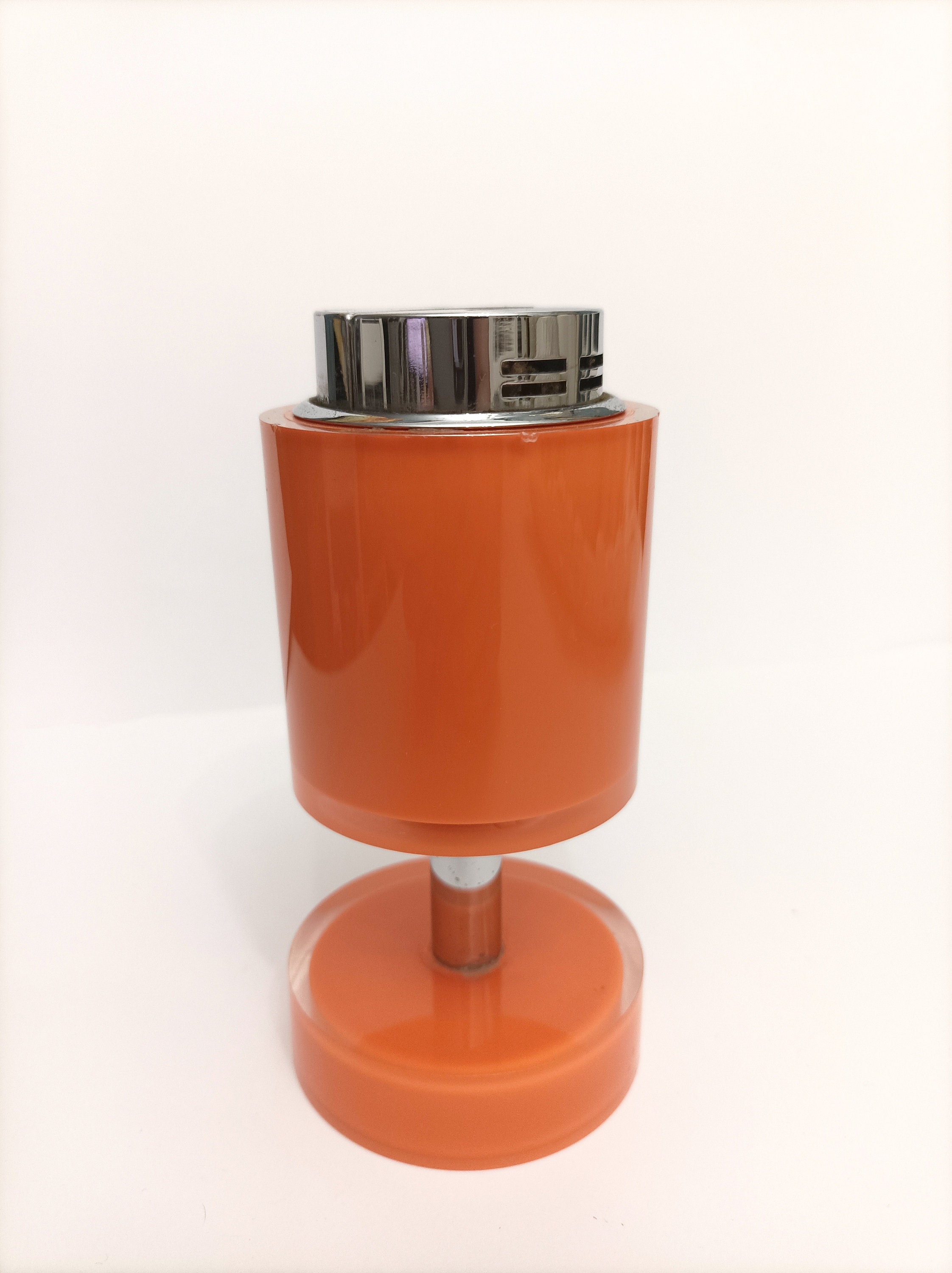 Mcm Japanese Space Age Sarome Table Lighter in Orange 1960s Pop Era ...
