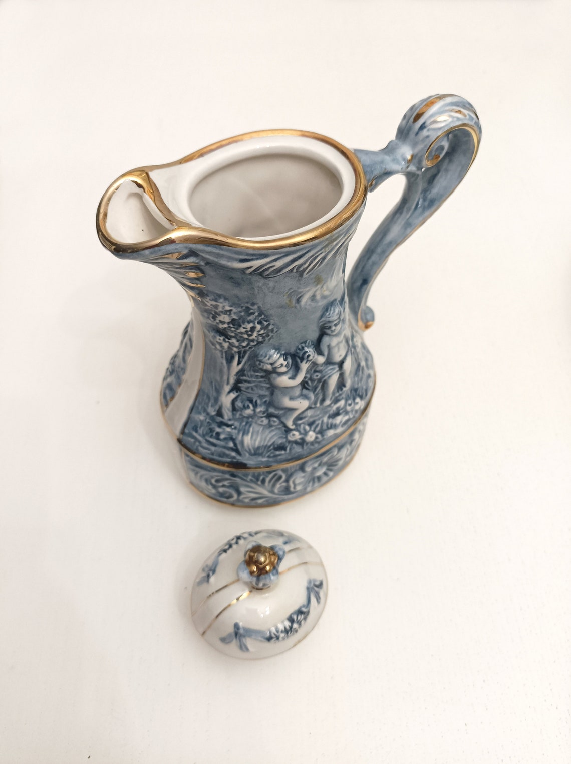 Capodimonte Stunning Italian Porcelain Set From the 1950s. Coffee Pot ...