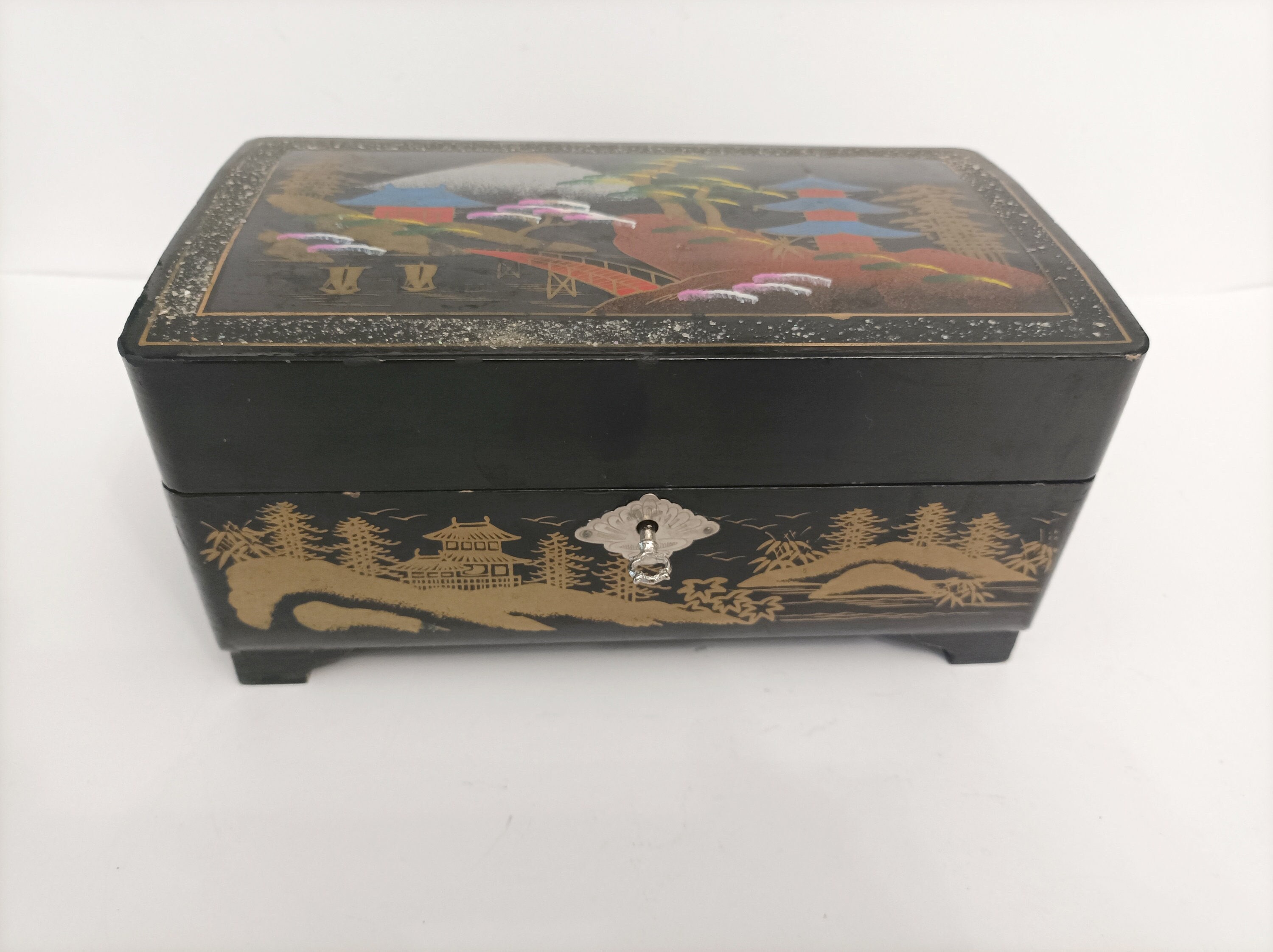 Antique Ballerina Music Box