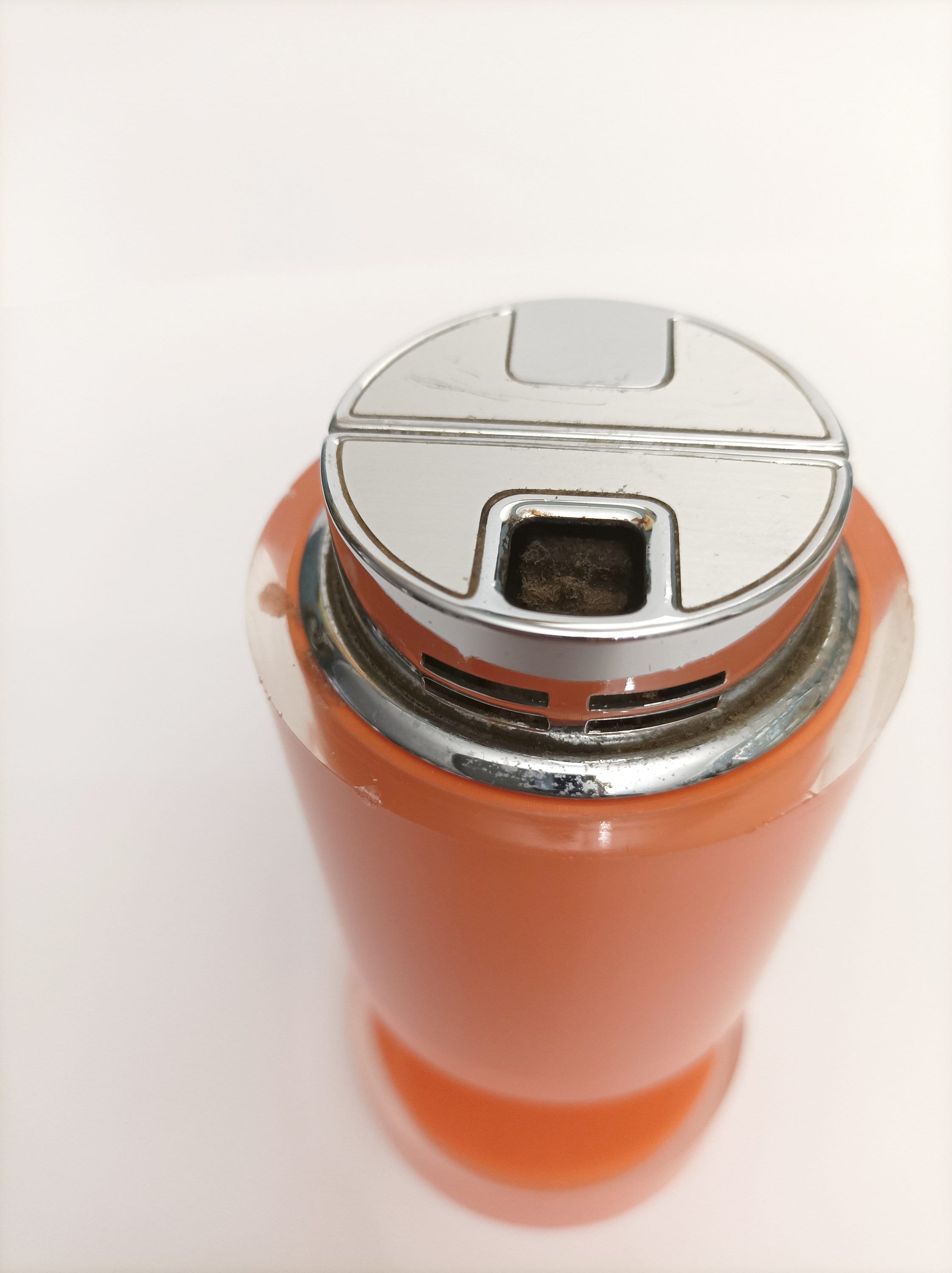 Mcm Japanese Space Age Sarome Table Lighter in Orange 1960s Pop Era ...