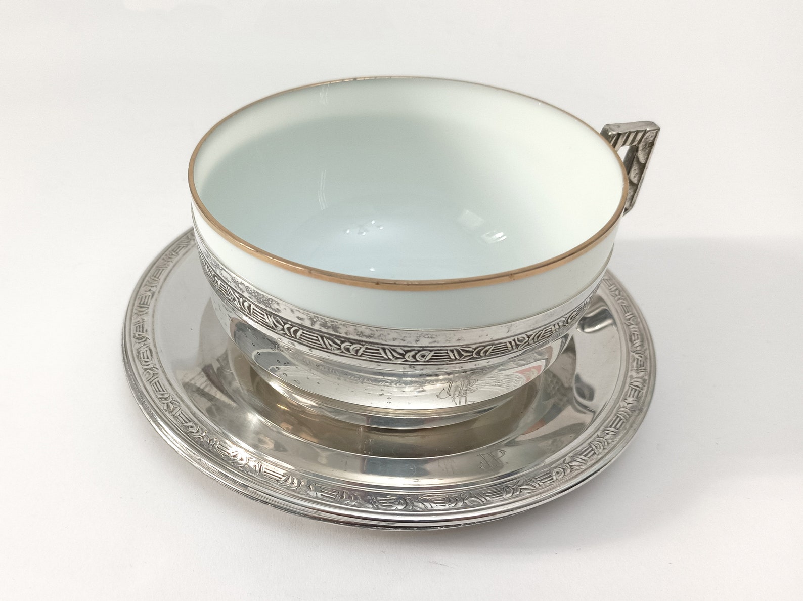 Vintage Silver Plated Consomme Cup and Two Saucers Circa 1940 - Etsy