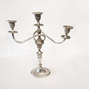 Vintage Designer Candelabra With Three Arms Circa 1970 Silver Plated ...