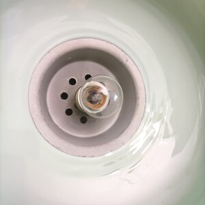 Mcm Green Opaline Pendant Light Made in the 1960's Green Space Age ...