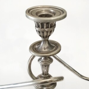 Vintage Designer Candelabra With Three Arms Circa 1970 Silver Plated ...