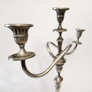 Vintage Designer Candelabra With Three Arms Circa 1970 Silver Plated ...