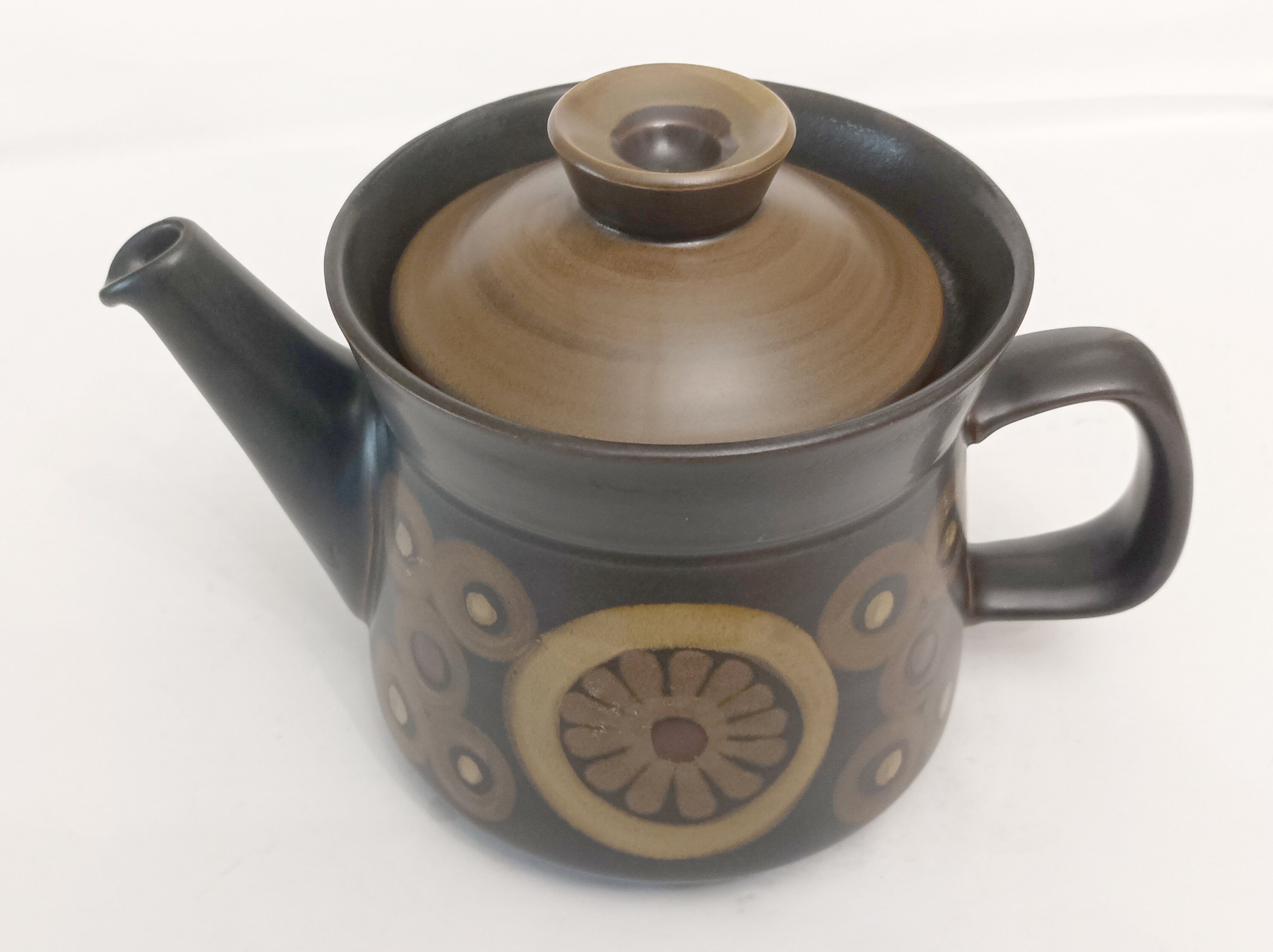 Vintage Denby Arabesque Teapot Circa 1970 Stoneware Teapot With ...
