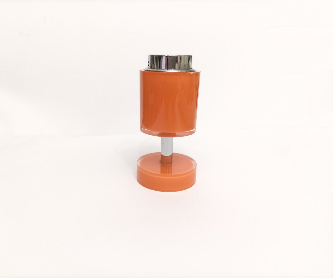 Mcm Japanese Space Age Sarome Table Lighter in Orange 1960s Pop Era ...