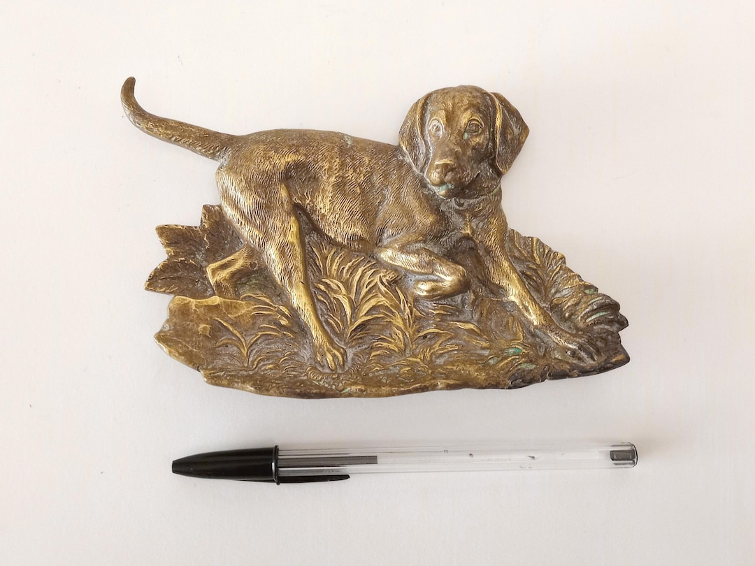 Brass Labrador Dog Trinket Tray or Dish Made in Germany by Musterschutz ...