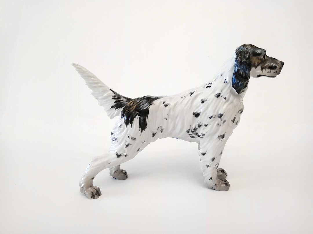 Vintage Porcelain English Setter Made in Spain by C.martinu S.L Circa ...