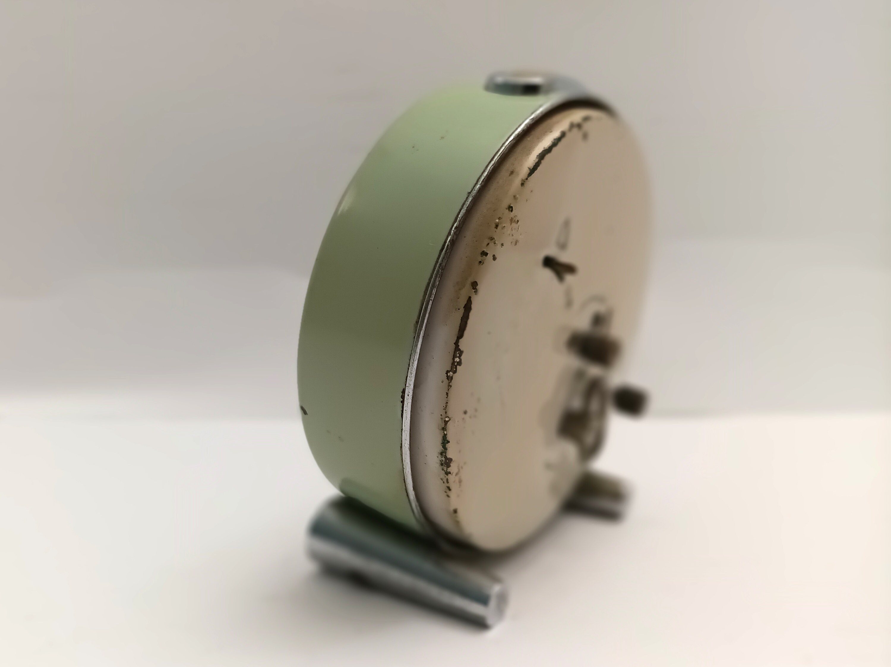 Vintage Spanish Alarm Clock Circa 1960 Green Alba Alarm Clock With ...