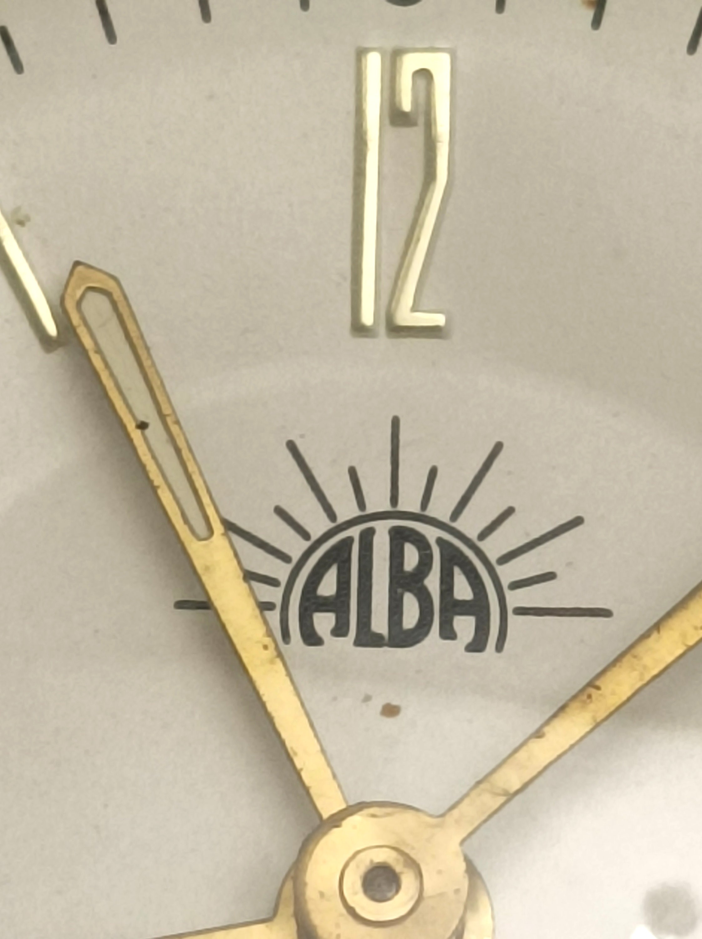 Vintage Spanish Alarm Clock Circa 1960 Green Alba Alarm Clock With ...