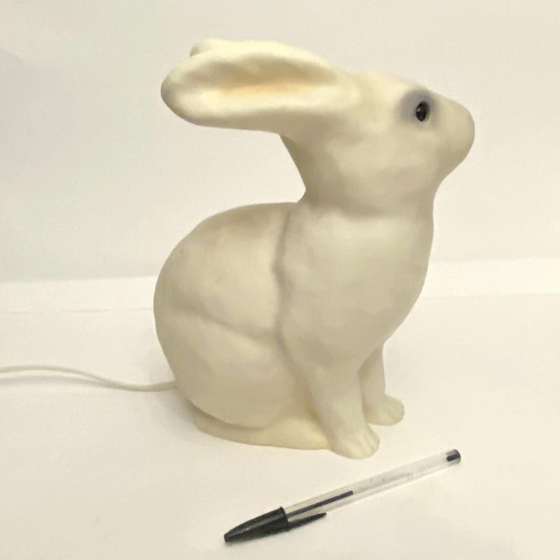 Rabbit Lamp - Etsy