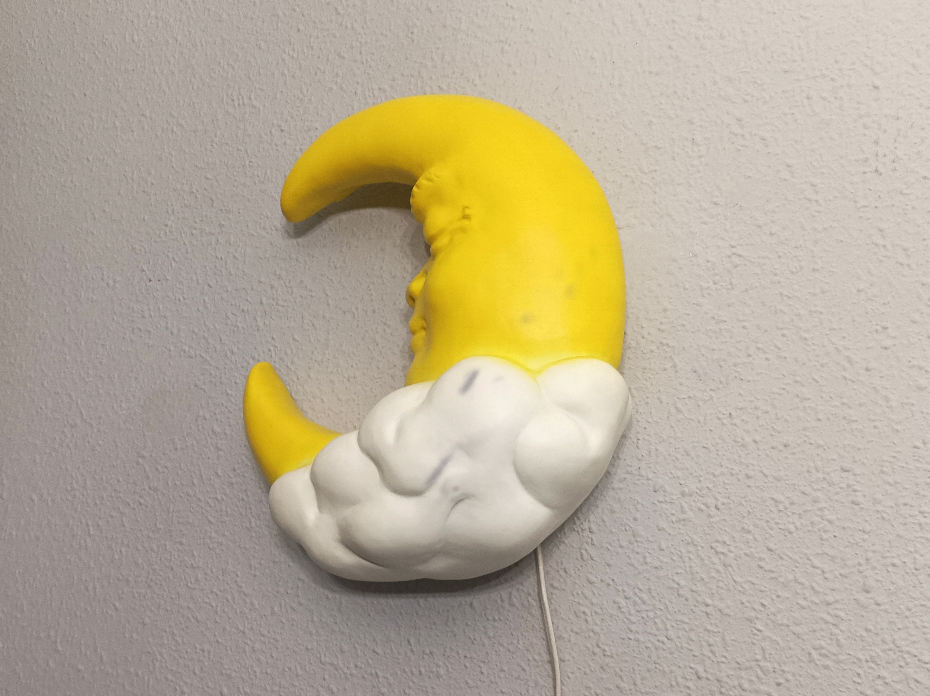 Rare Vintage Heico Germany Moon Wall Light From the 1980s - Etsy