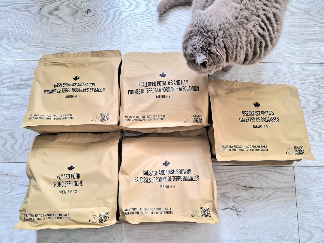 Canadian Army Armed Forces MRE IMP Military Combat Dry Ration Meal ...