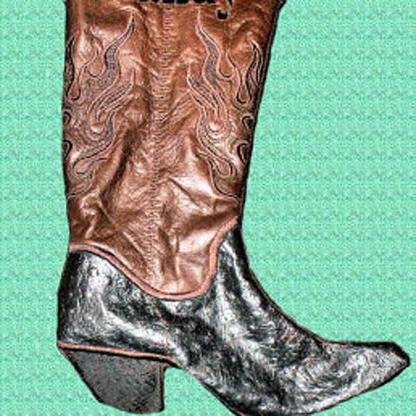 Cowboy Boot Stocking - Etsy