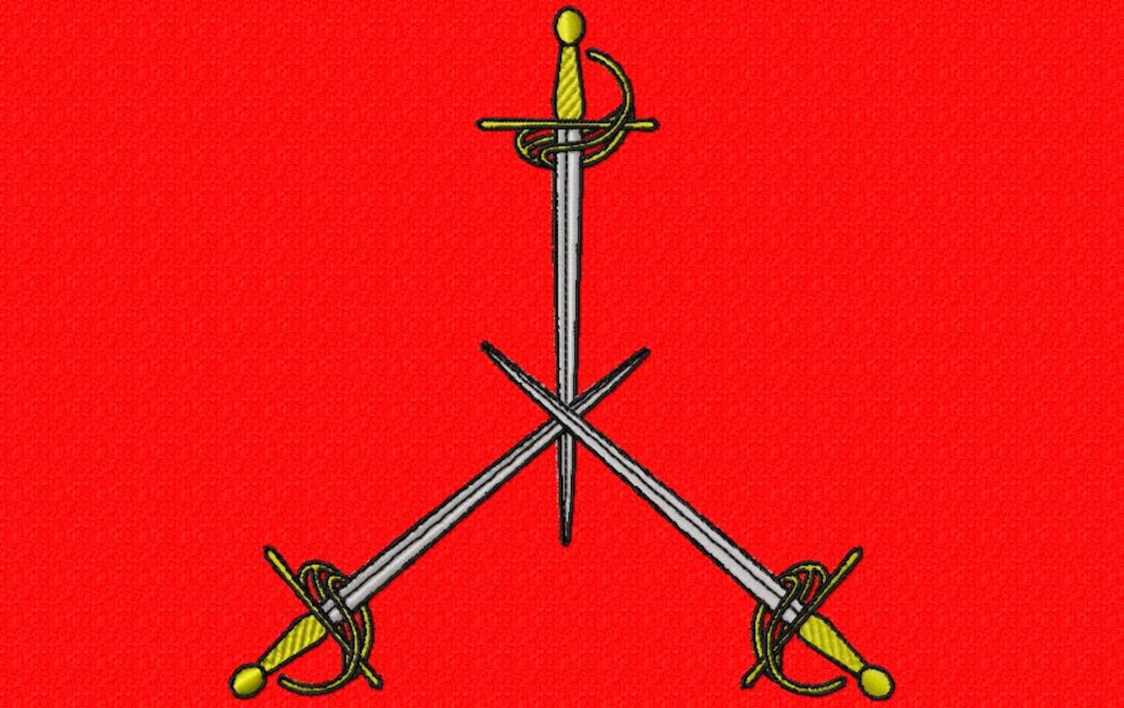 Machine Embroidery Design Master of Defense MOD SCA Swords Rapiers - Etsy