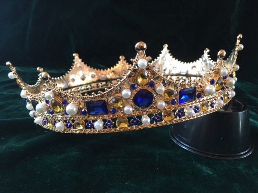 Crown With Custom Colors, Prom King, Queen, Wedding, Theater ...
