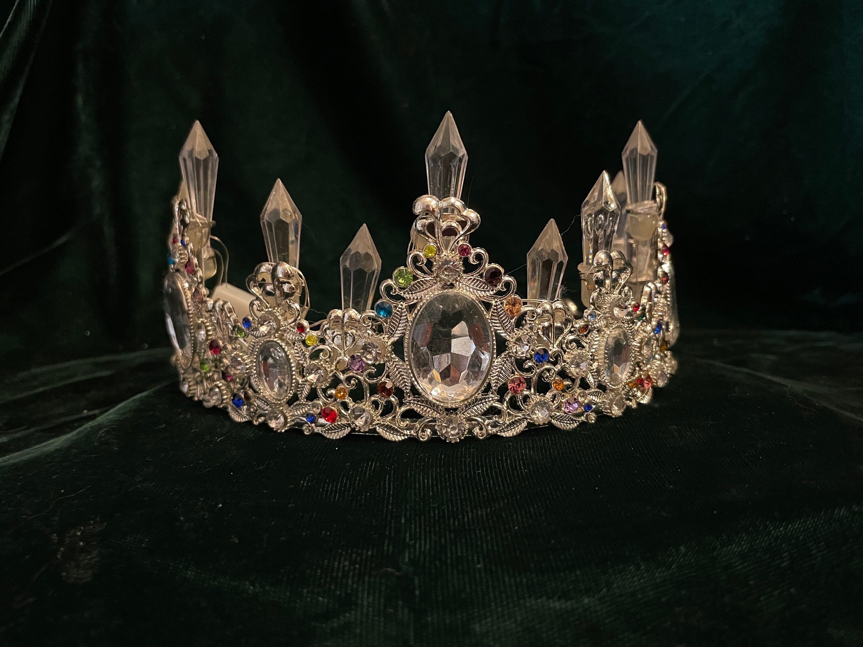 Light up LED Queen Tiara Crown Multiple Choices Christmas, New Year’s ...