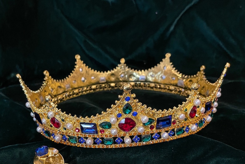 Crown With Custom Colors, Prom King, Queen, Wedding, Theater - Etsy