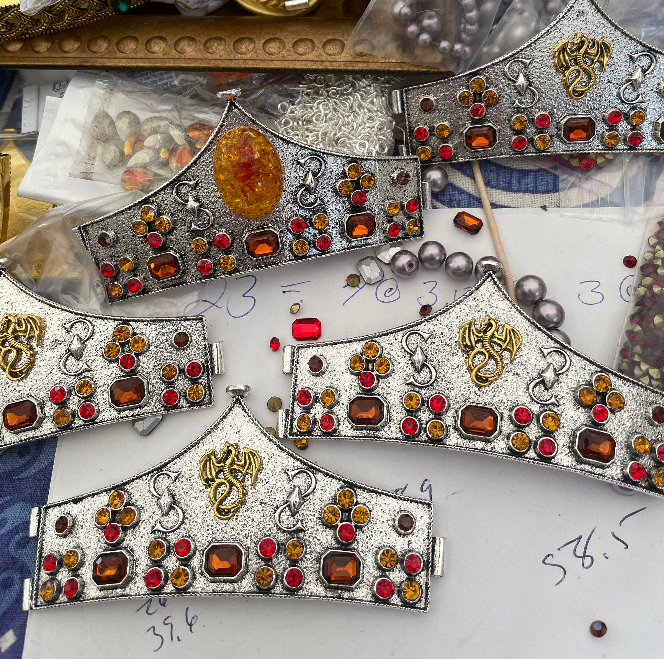 6 Pointed Baronial Coronethinged Crown Customized - Etsy