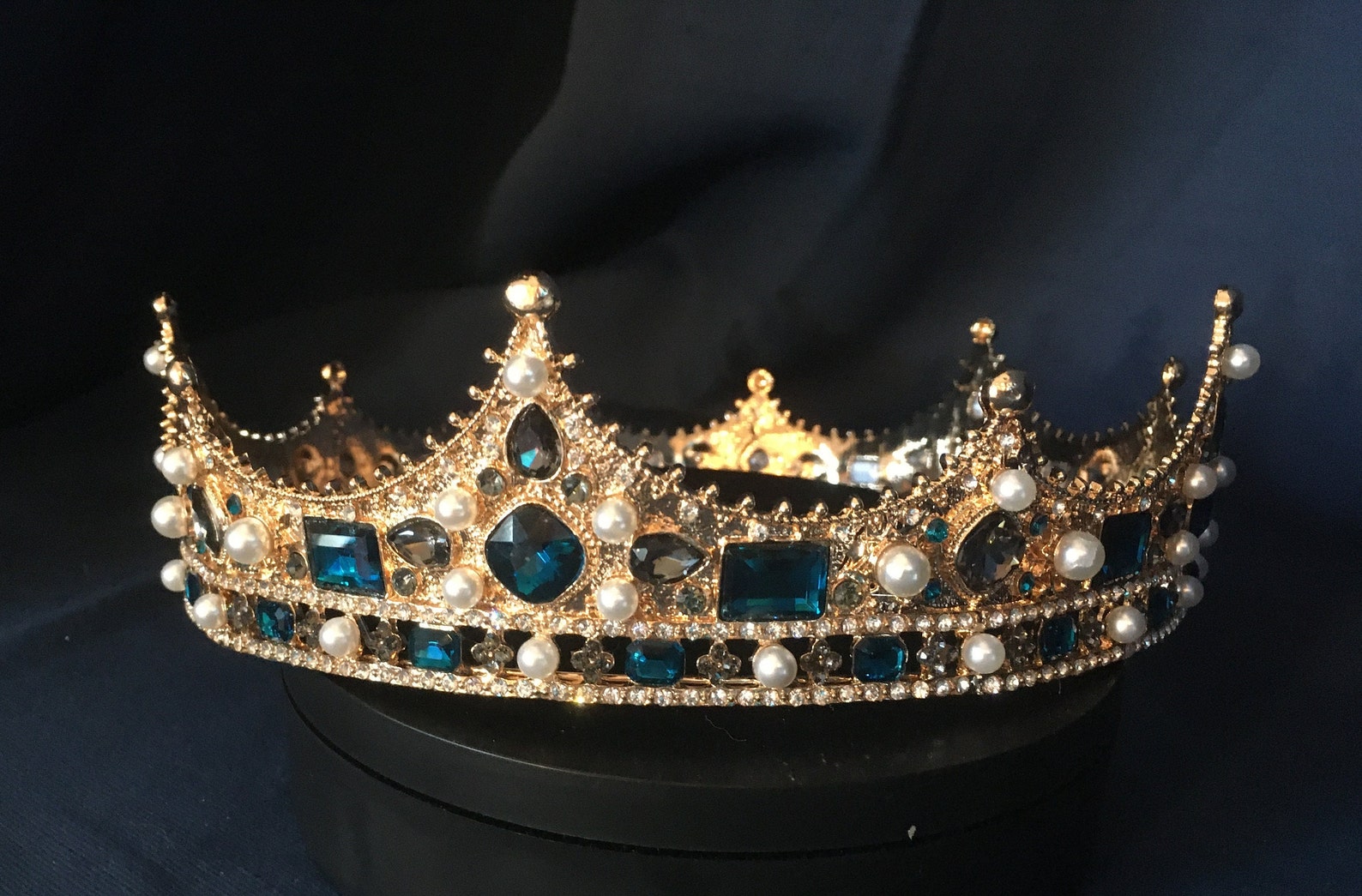Crown With Custom Colors Prom King Queen Wedding Theater - Etsy