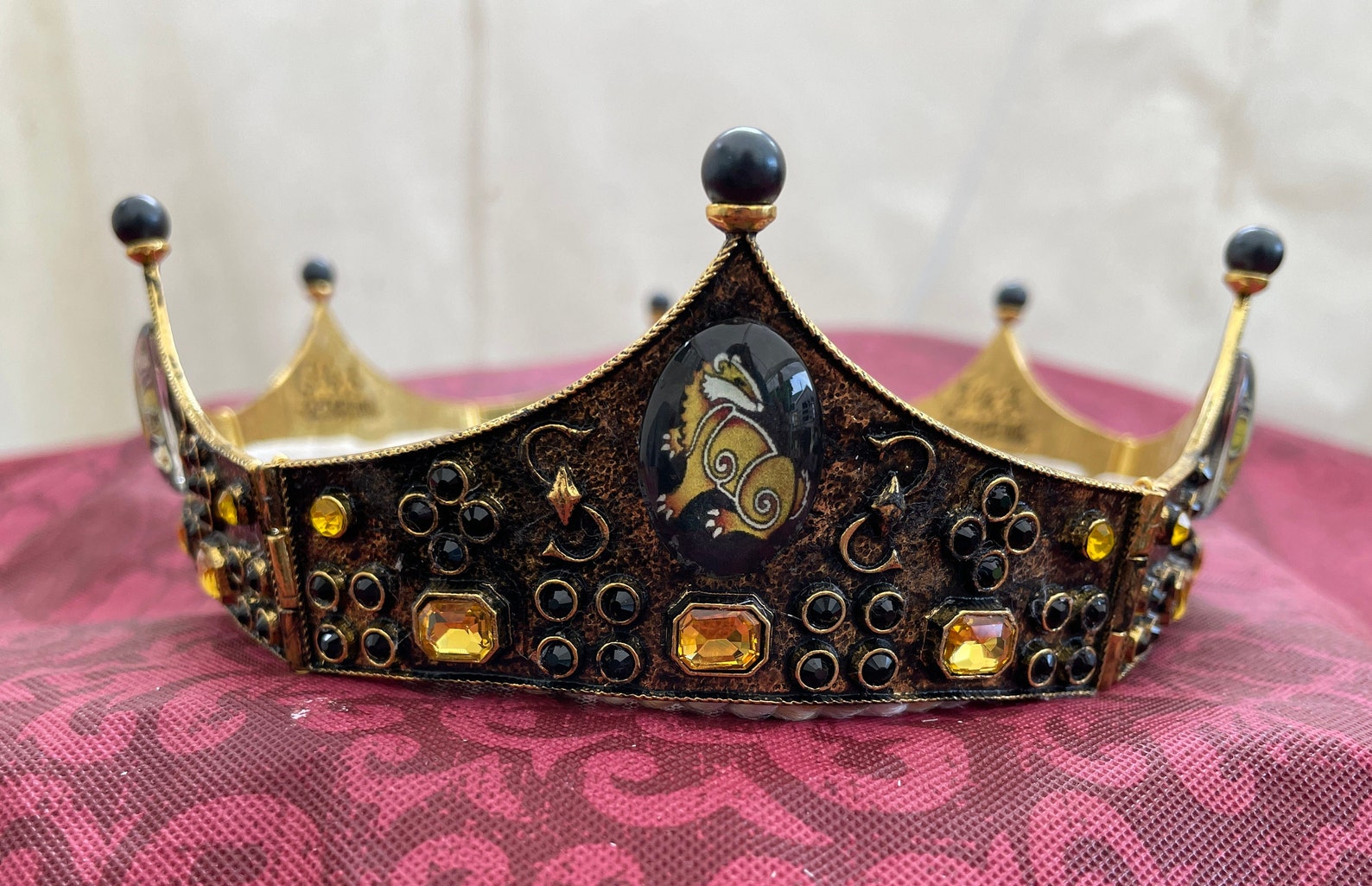 6 Pointed Baronial Coronethinged Crown Customized - Etsy