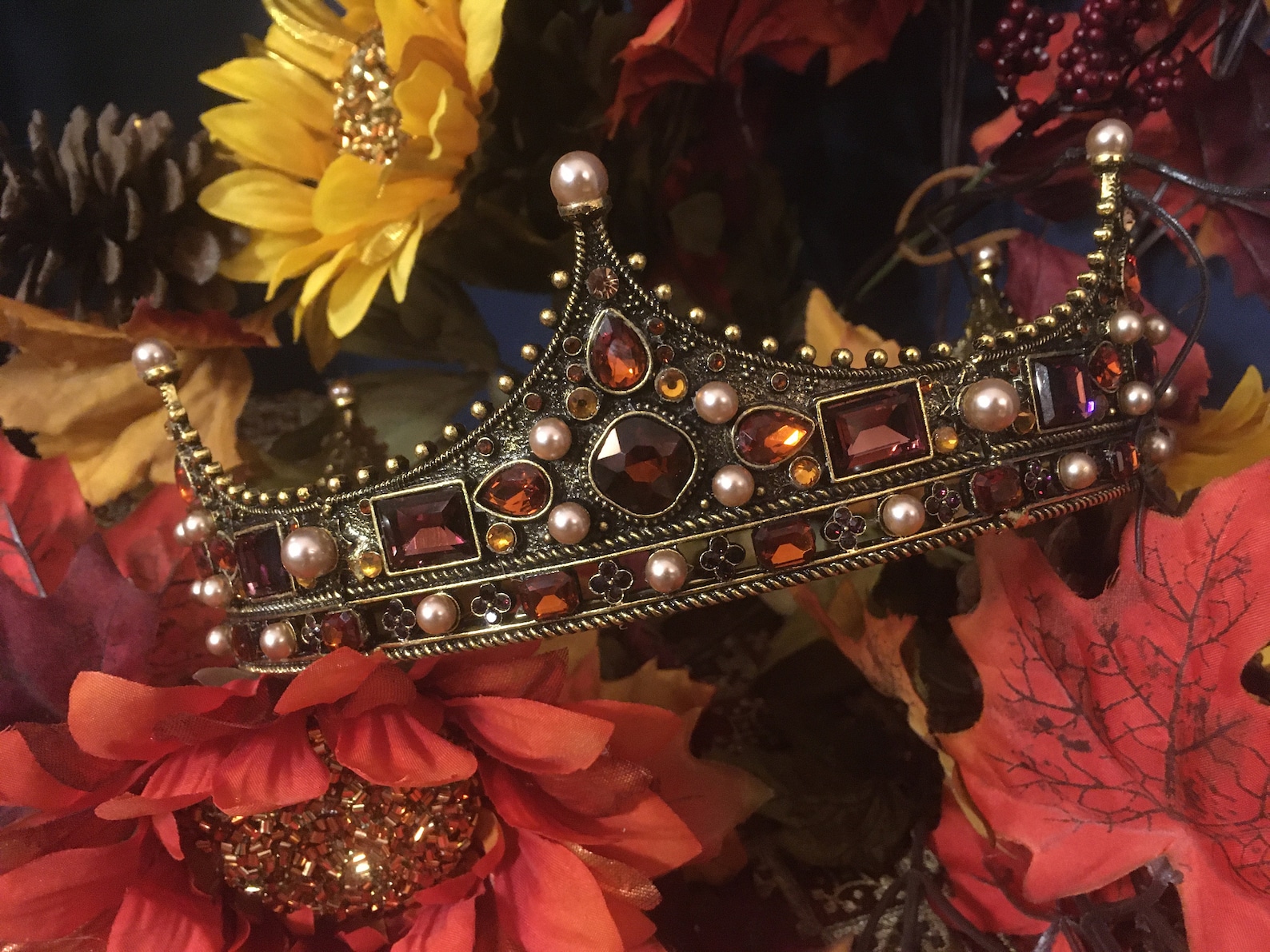 6 Pointed Baronial Coronet, LARP, Tiara Tuesday Autumn Crown ...
